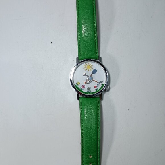 Akteo | Accessories | Rare Story Box Akteo Gardner Watch Green Leather ...